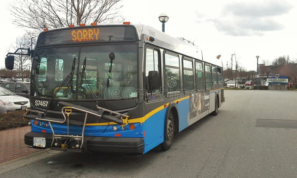 Sorry Transit Bus editorial stock image. Image of transit - 51347624