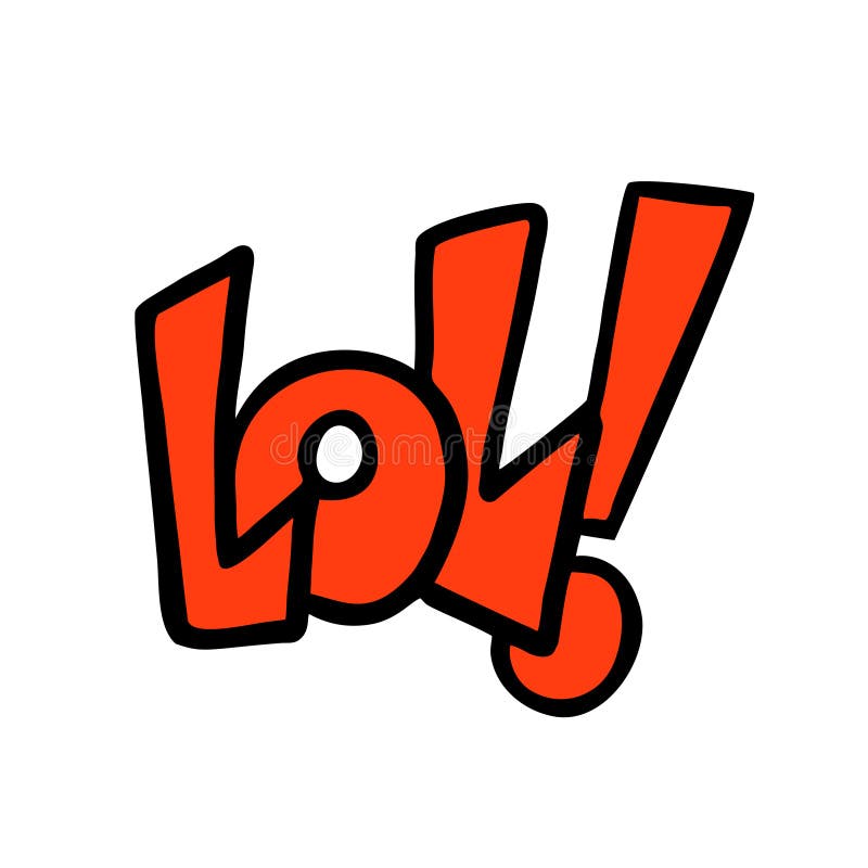 Sort de symbole de rire illustration de vecteur. Illustration du rouge ...