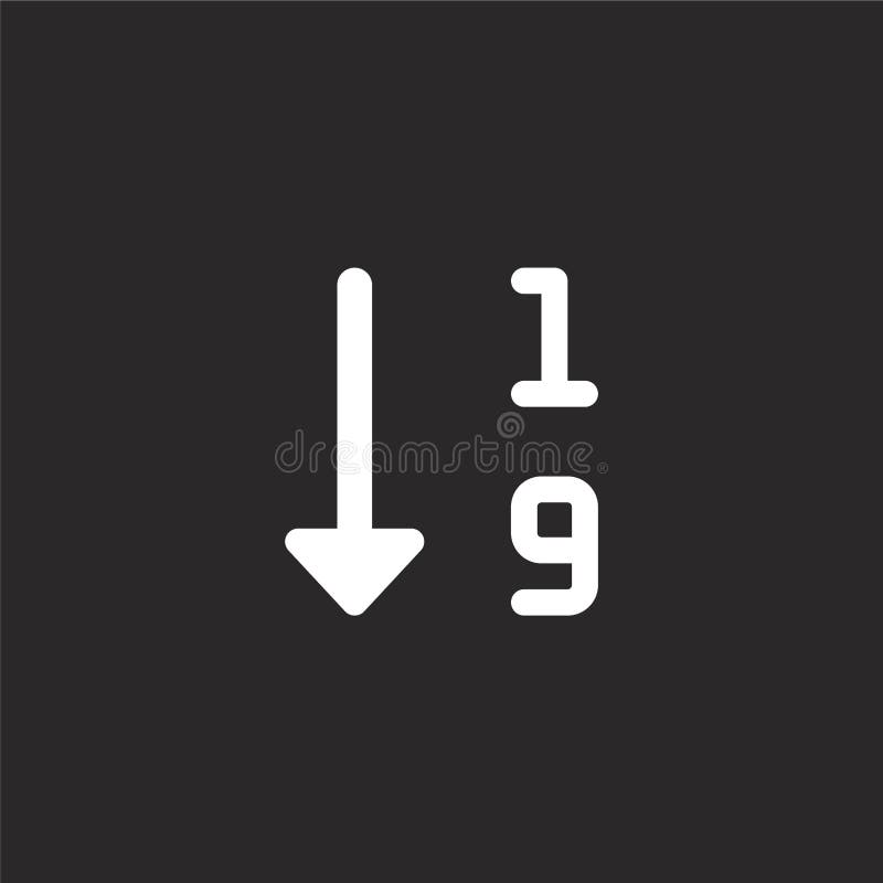 Sort Icon. Filled Sort Icon for Website Design and Mobile, App ...