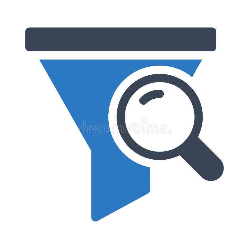 Sort Vector Glyph Color Icon Stock Illustration - Illustration of ...