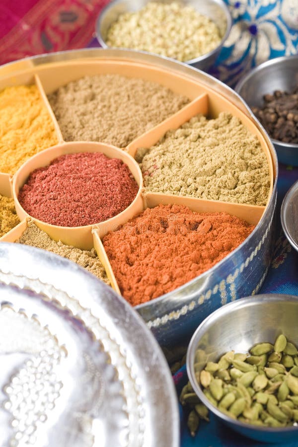 Sort of Indian Masala Spices Stock Image - Image of pepper, cinnamon ...