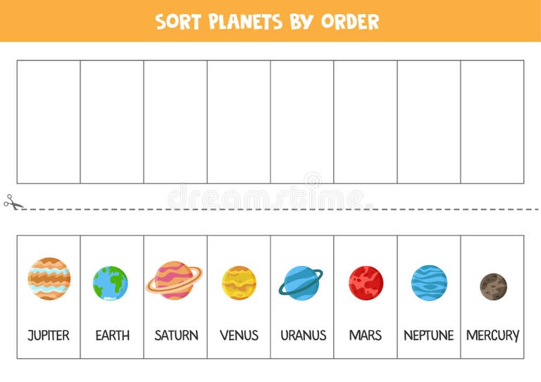 Planets Order Stock Illustrations – 744 Planets Order Stock ...