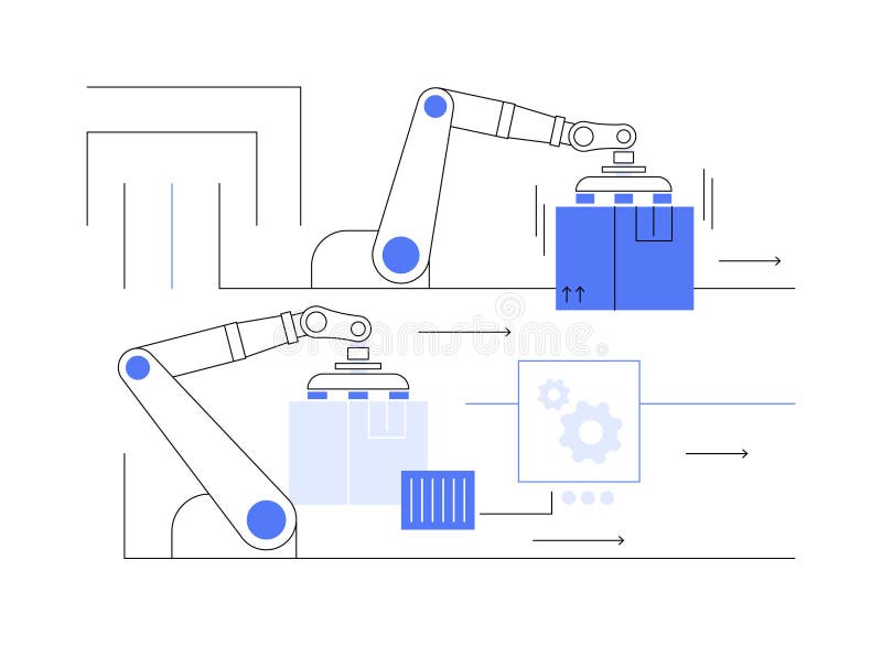Sortation Systems Abstract Concept Vector Illustration. Stock Vector ...