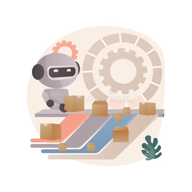 Sortation Systems Abstract Concept Vector Illustration. Stock Vector ...