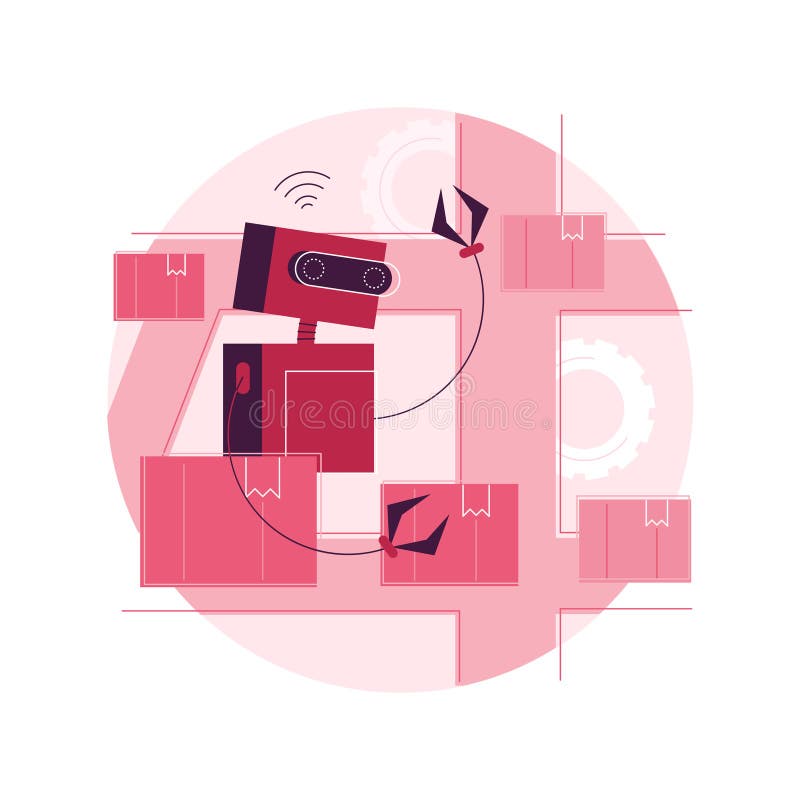 Sortation Systems Abstract Concept Vector Illustration. Stock Vector ...