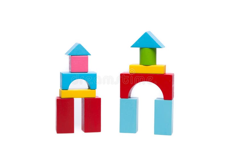 Sorted wooden toy Block stock image. Image of blocks - 92741317
