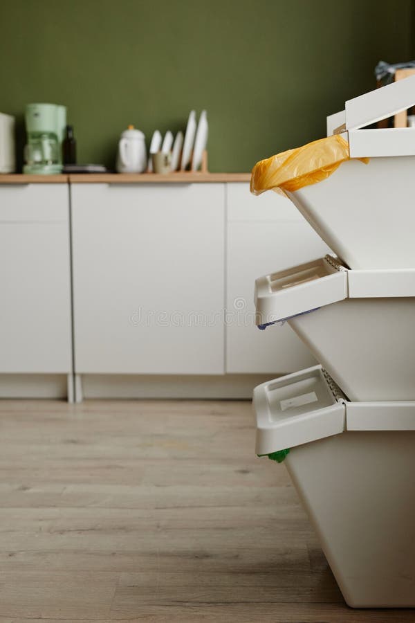 Sorting Bins in Kitchen stock photo. Image of housework - 239649158
