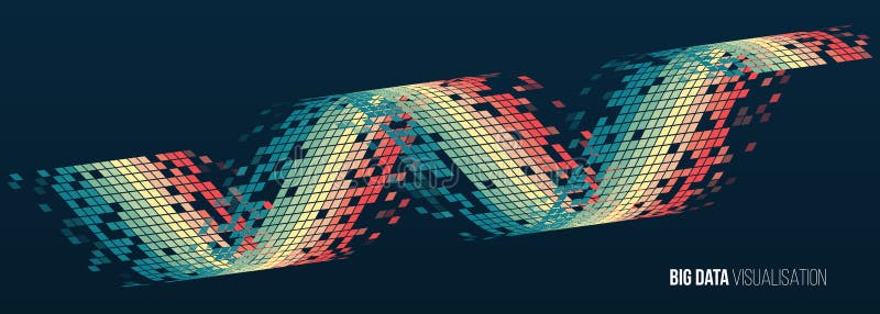 Sorting Data Vector Technology Background Big Data Visualization Information Analytics