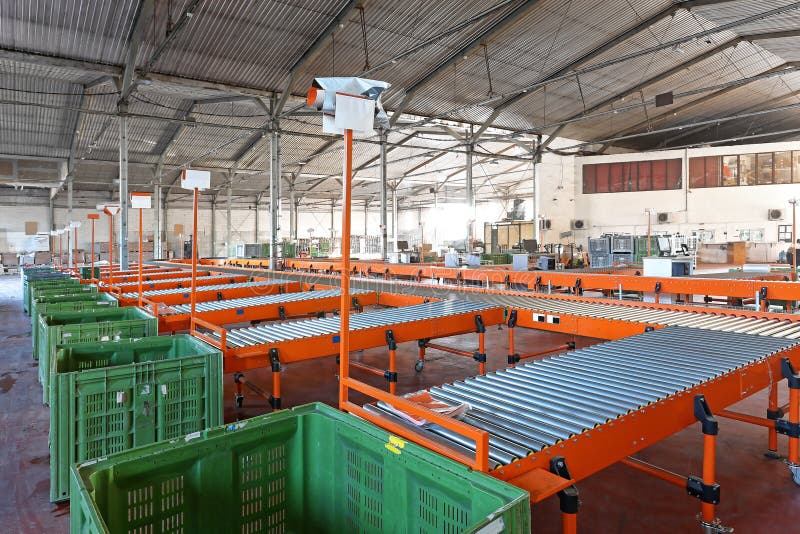 Sorting Distribution Warehouse Stock Image - Image of logistics, postal ...
