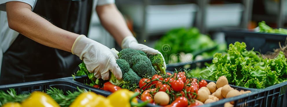 Sorting Food Waste into Compost. Selective Focus Stock Photo - Image of ...