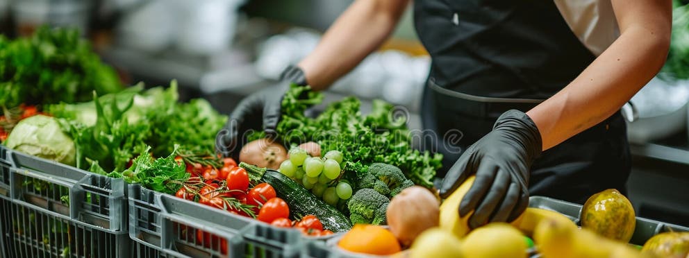 Sorting Food Waste into Compost. Selective Focus Stock Photo - Image of ...