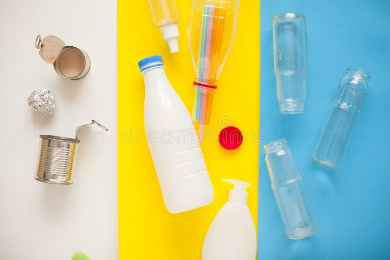 Sorting of Garbage and Environment Concept. Stock Photo - Image of ...