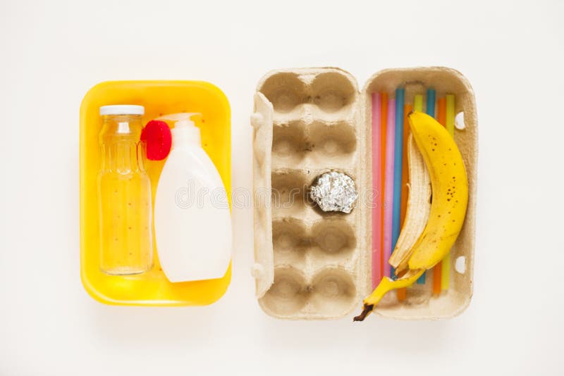 Sorting of Garbage and Environment Concept. Stock Image - Image of ...