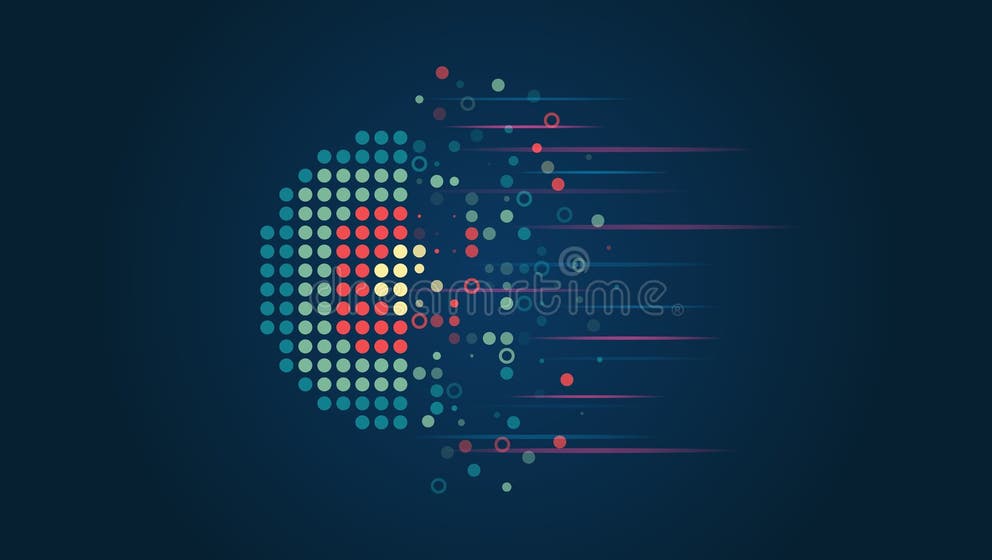 Sorting a Large Amount of Data on a Dark Background. Structuring the Flow of Information. Data ...