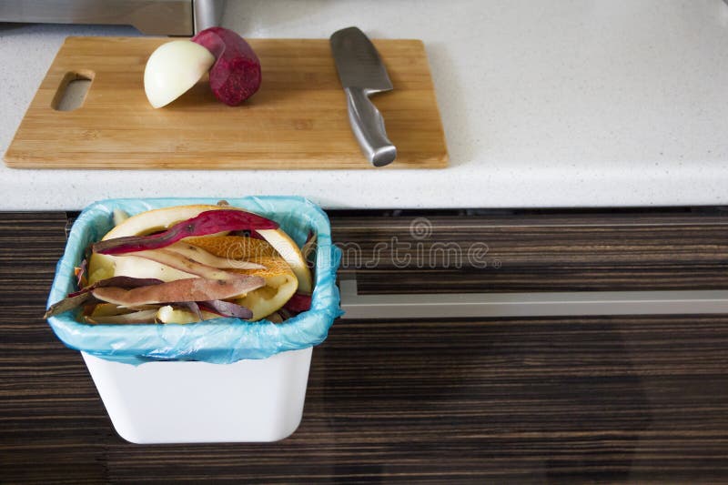 Sorting Organic Food Residues, Plant Waste are Sorted into a Separate ...