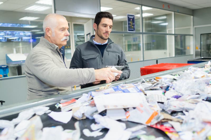 Sorting Out Collected Rubbish Stock Image - Image of preconsumer ...