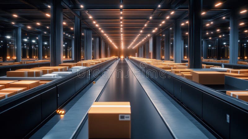 Sorting Packages in a Large Distribution Center during Nighttime with ...