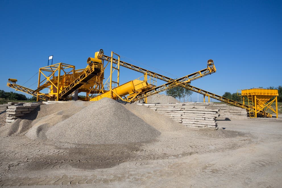 Sorting Plant - Mining Industry Stock Photo - Image of equipment ...