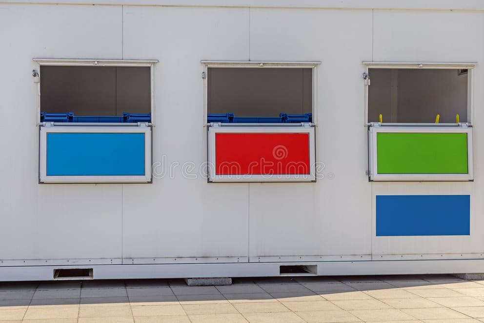 Sorting Recycling Container Stock Photo - Image of foil, city: 277449242