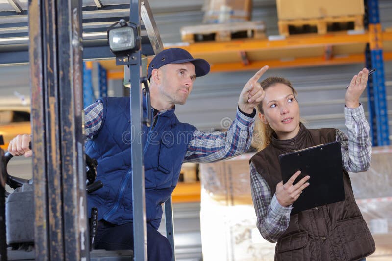 Sorting the Warehouse Products Stock Photo - Image of service, point ...
