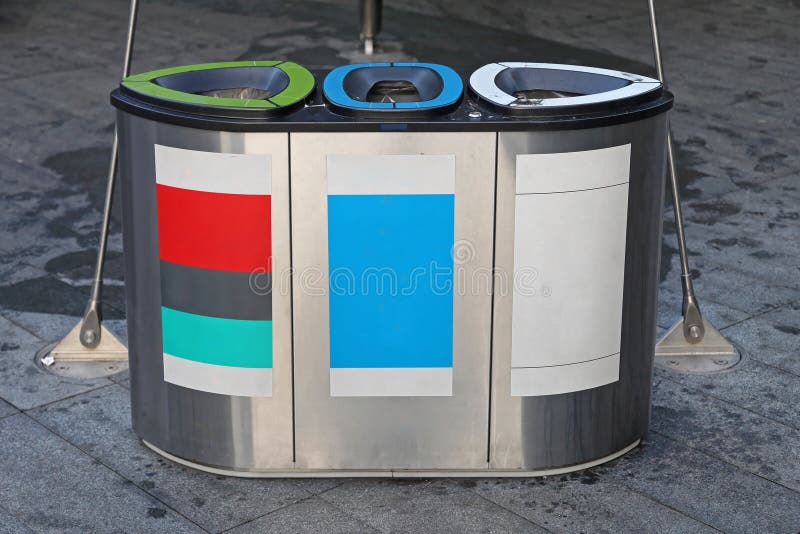 Sorting Waste stock image. Image of basket, waste, ecology - 128328983