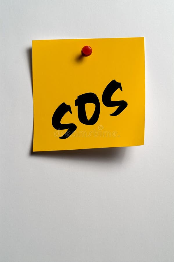 Sos stock image. Image of drawing, thumbtack, black, mark - 1469945