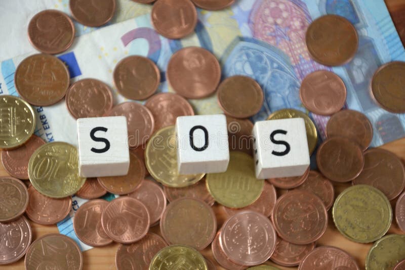 SOS - Shortcut for Save Our Souls Stock Photo - Image of fortune ...