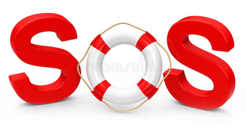 SOS stock illustration. Image of protection, life, security - 48670479