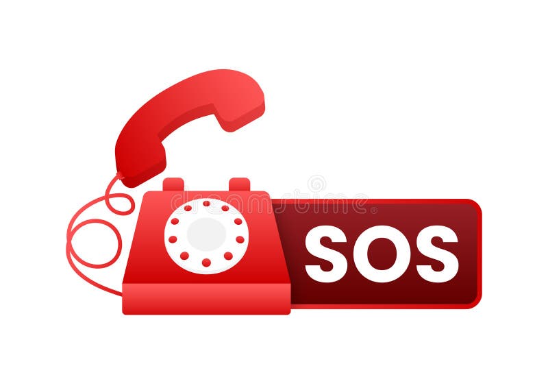 SOS Emergency Call. 911 Calling. a Cry for Help. Vector Stock ... SOS Emergency Call. 911 Calling. a Cry for Help. Vector Stock ...