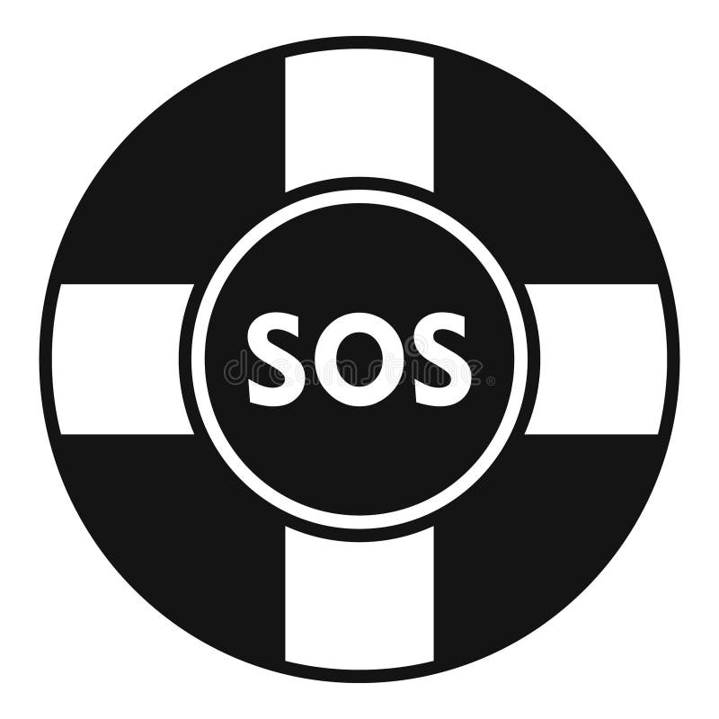 Sos Help Icon Simple Vector. Engine Safety Help Stock Illustration ...