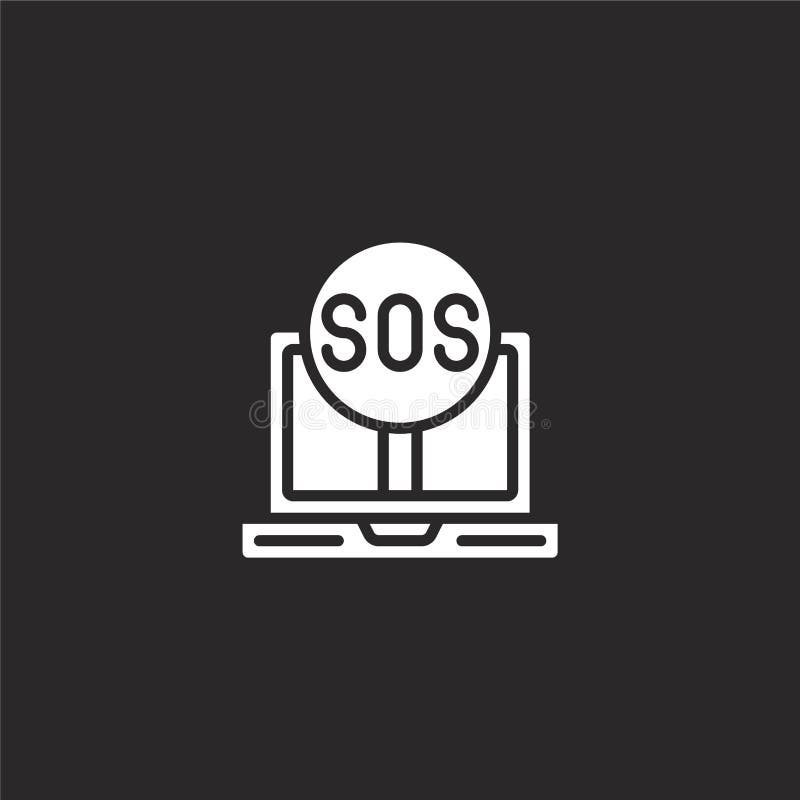 Sos Icon. Filled Sos Icon for Website Design and Mobile, App ...