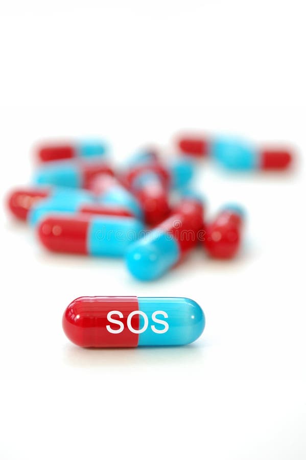 SOS pills stock photo. Image of healthcare, closeup, emergency - 14247914