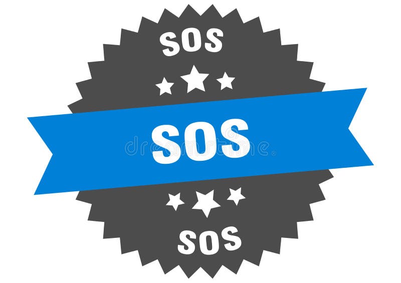 Sos stock vector. Illustration of peeler, sign, vector - 160548757