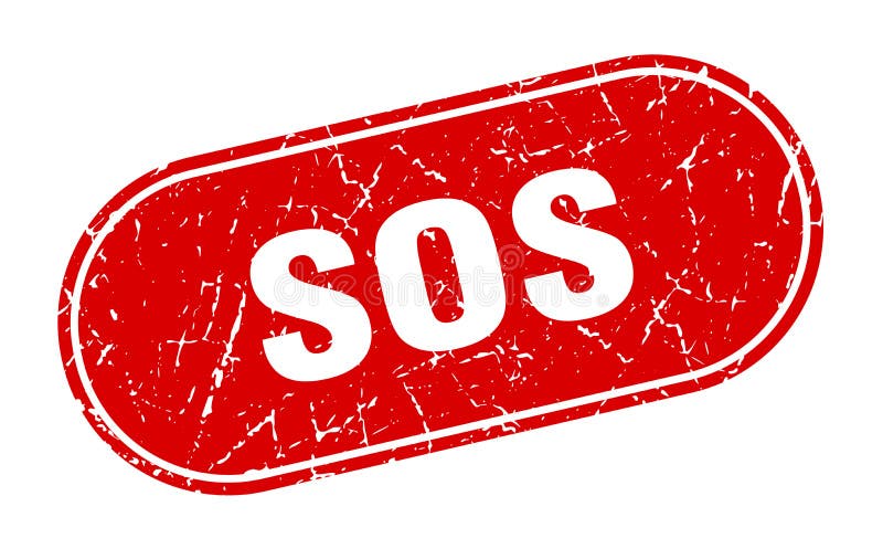 Sos sign. sos grunge stamp stock vector. Illustration of stamp - 176828101