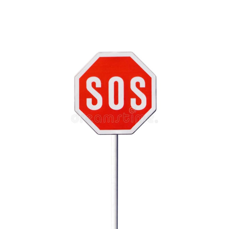 SOS sign stock photo. Image of prevention, brakes, automotive - 33165272