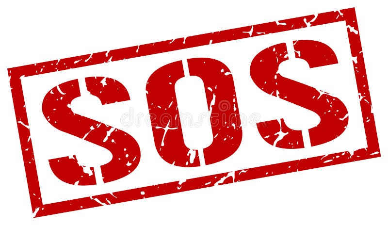Sos stamp stock vector. Illustration of emergency, vector - 122013233