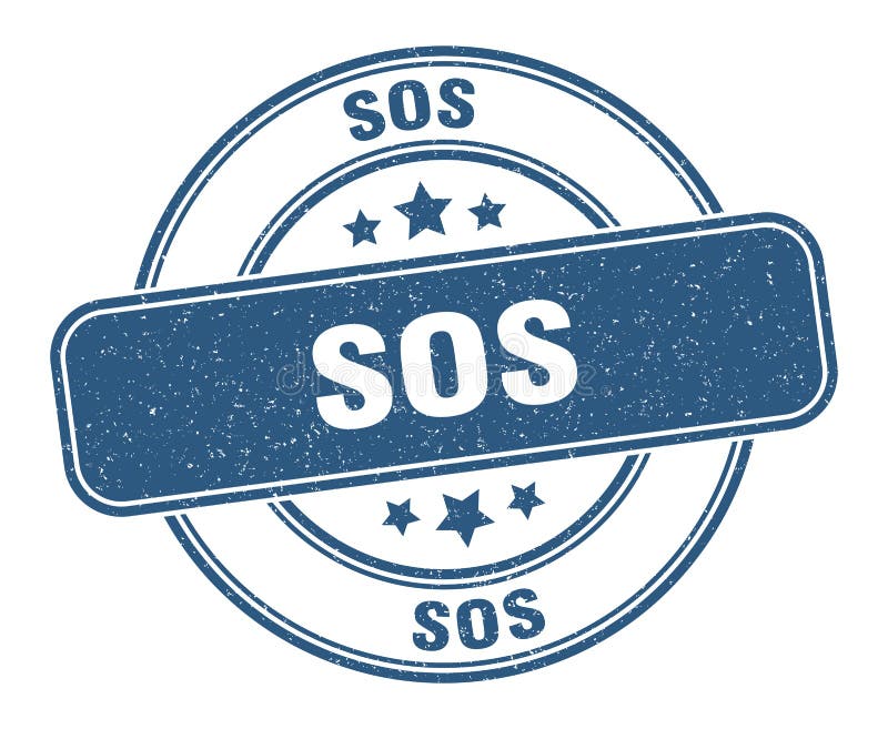 SOS sign stock vector. Illustration of security, vector - 134206359