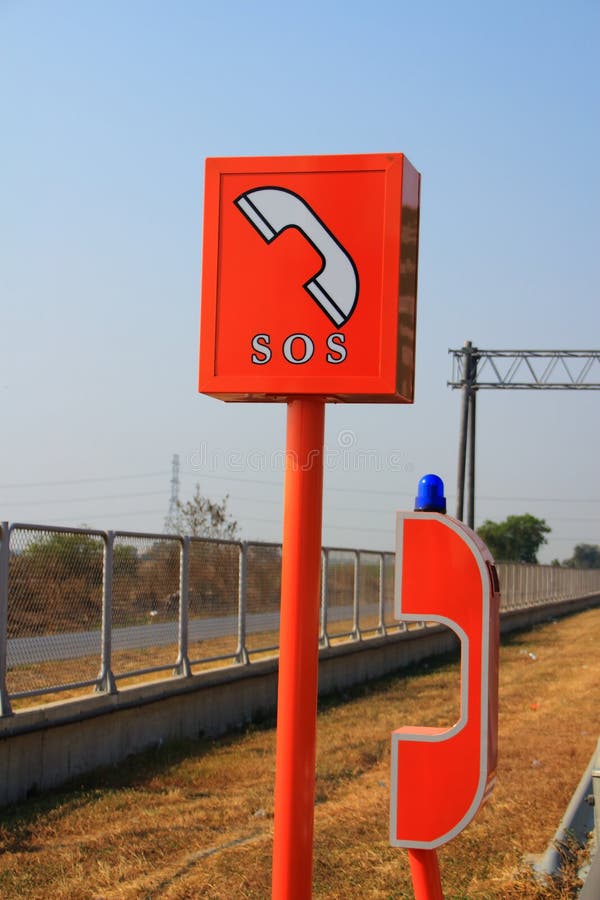 SOS telephone stock photo. Image of emergency, carriageway - 36834530