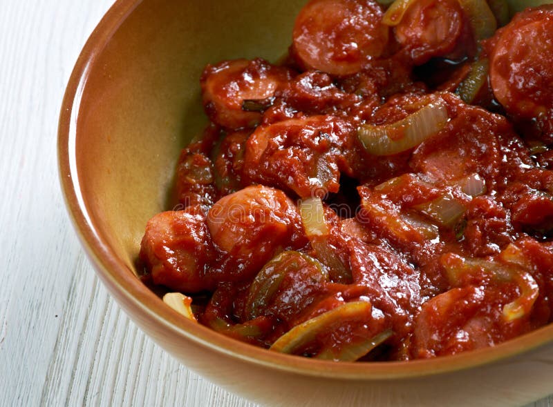 Sosis Bandari stock photo. Image of food, slice, persian - 69604400