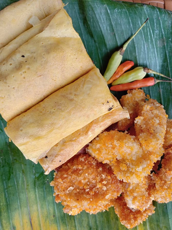 Sosis Solo, Indonesian Traditional Food with Cultery Stock Photo ...