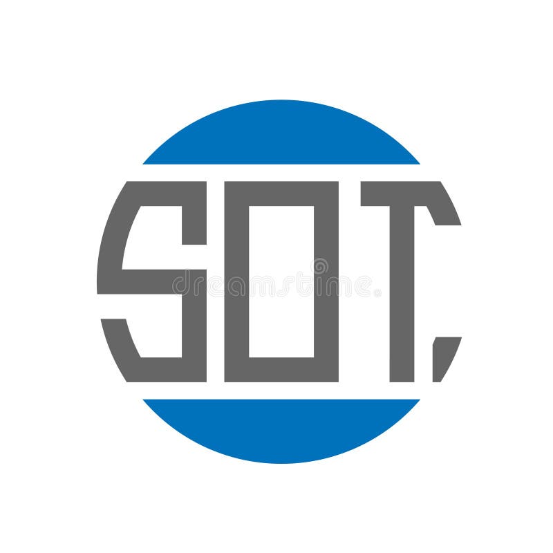 SOT Letter Logo Design on White Background. SOT Creative Initials ...