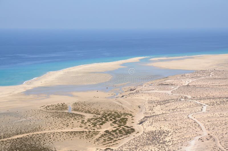 Sotavento Beach, Fuerteventura, Spain Stock Image - Image of vacation ...