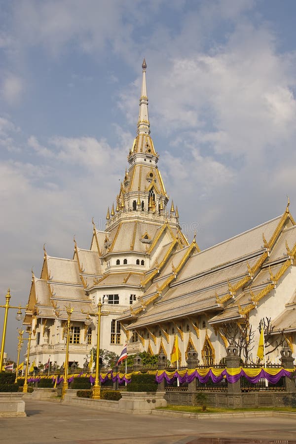 Sothon Worawihan Temple Chachoengsao of Thailand Stock Image - Image of ...