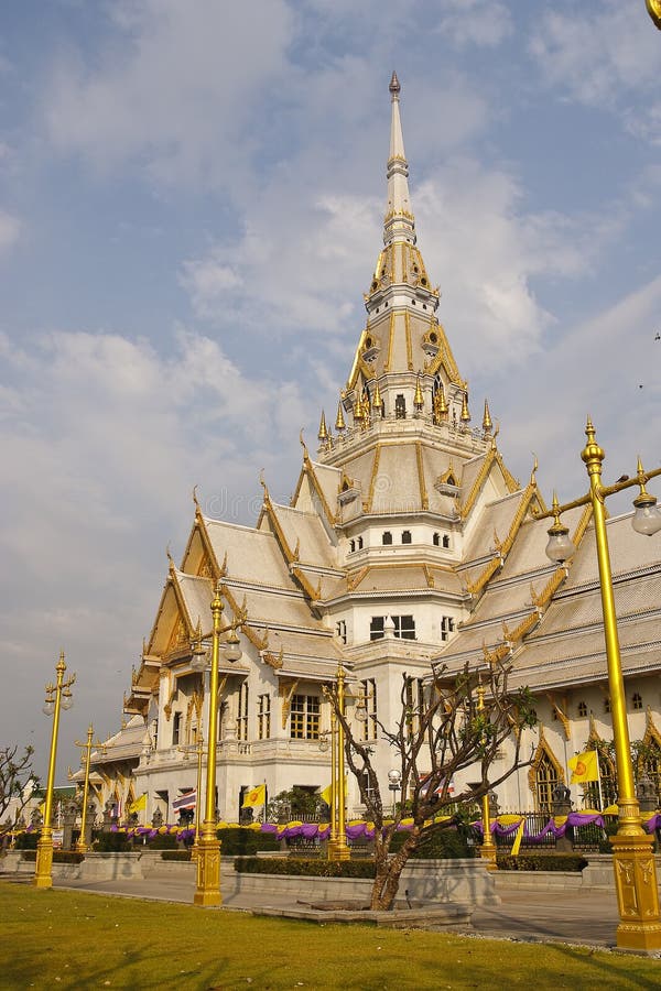 Sothon Worawihan Temple Chachoengsao of Thailand Stock Image - Image of ...