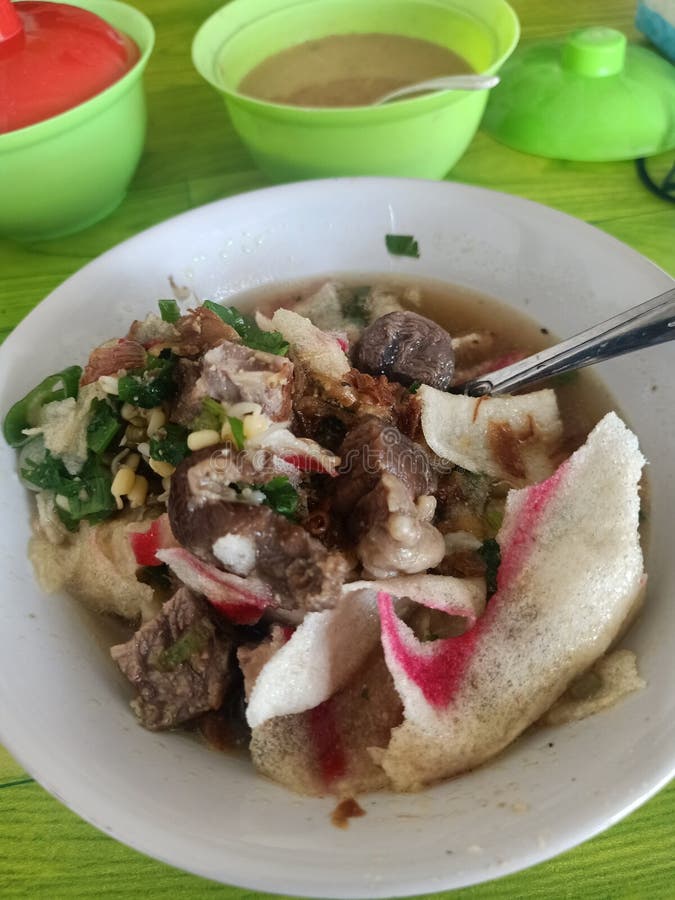 Soto Daging Sokaraja Central Java Indonesia Stock Image - Image of java ...