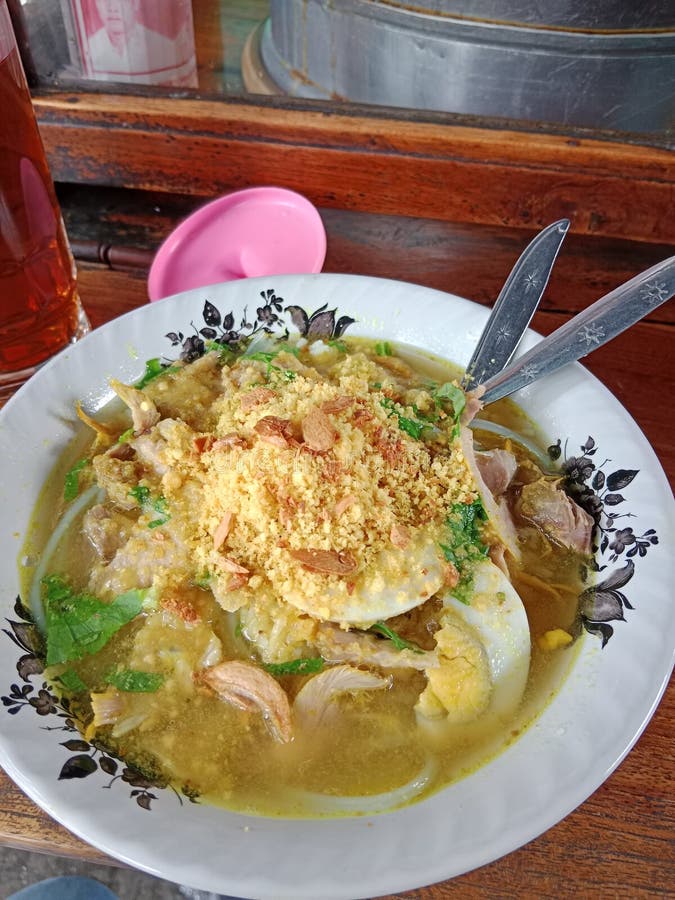 Soto lamongan enak stock image. Image of cuisine, curry - 267051311