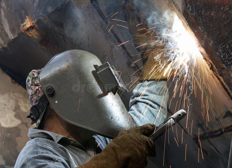 Soudure photo stock. Image du acier, industrie, sécurité - 6346224