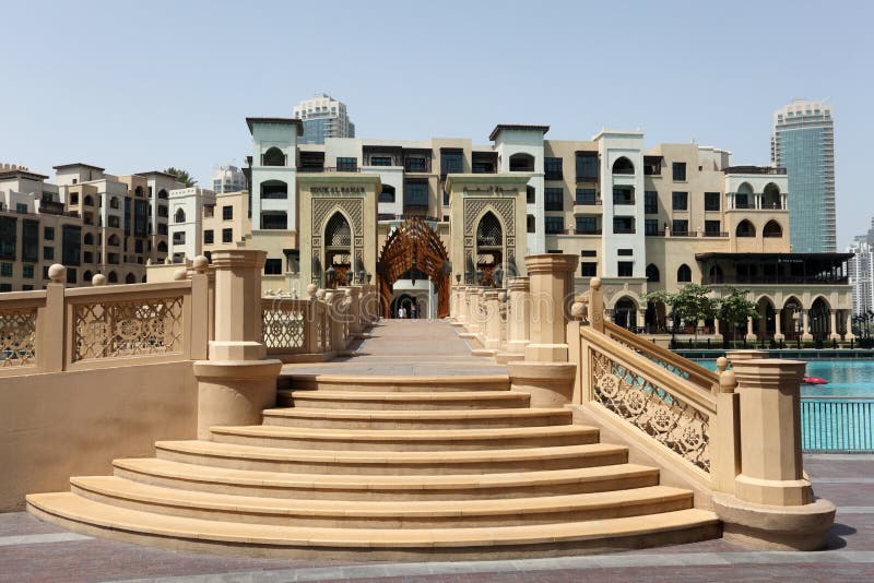 Dubai s Souk Al Bahar stock photo. Image of dark, famous - 11436852