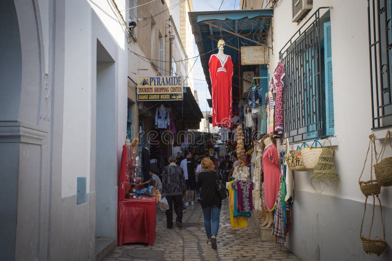 The Old City of Sousse. City Slums. Tunisia. Summer 2015. Editorial ...