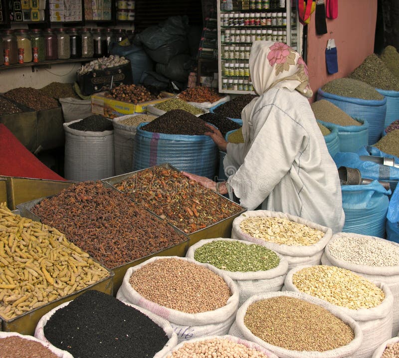 Marrakesh Market (Souk) stock photo. Image of shadows, town - 310314